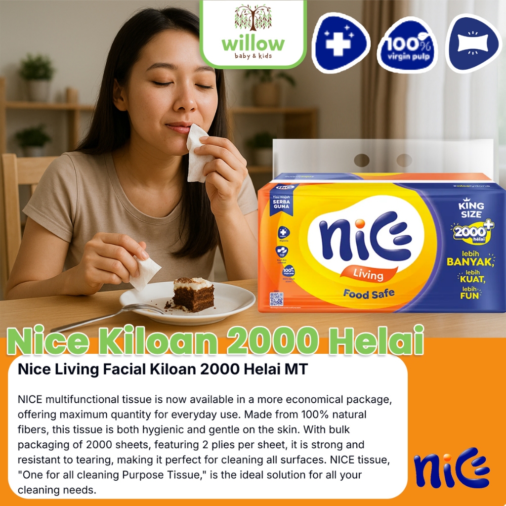 Jual Tissue Kering - Nice Kiloan 2000 Helai Mt | Shopee Indonesia
