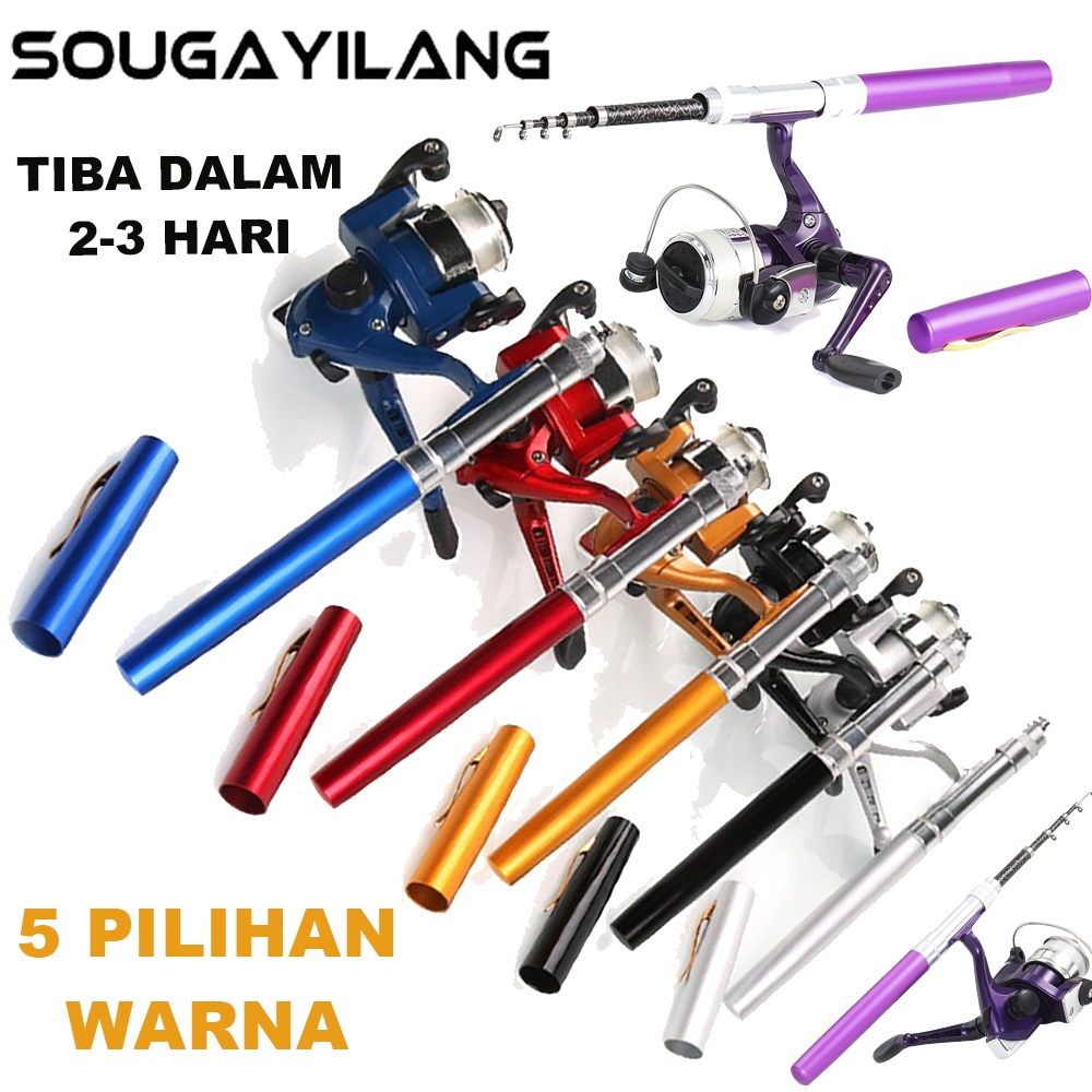 Jual Sougayilang 1m Set Pancingan Pulpen Aluminium Alloy Pocket Pen ...