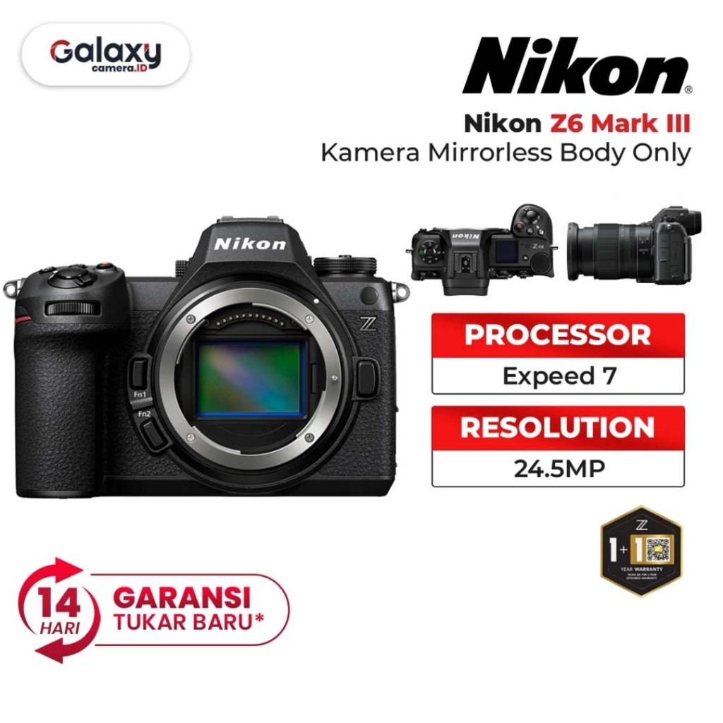 Jual Nikon Z6 Mark III Body Only Mirrorless Camera Z6III Z6 Mark 3 Garansi Resmi | Shopee Indonesia