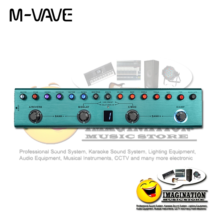 Jual M-VAVE Tank G Guitar Electric Pedal Effect | Shopee Indonesia