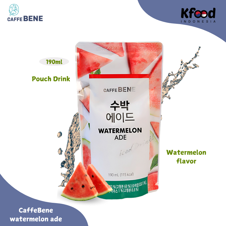 Jual Kfoodind - Caffebene Watermelon Ade 190ml | Shopee Indonesia