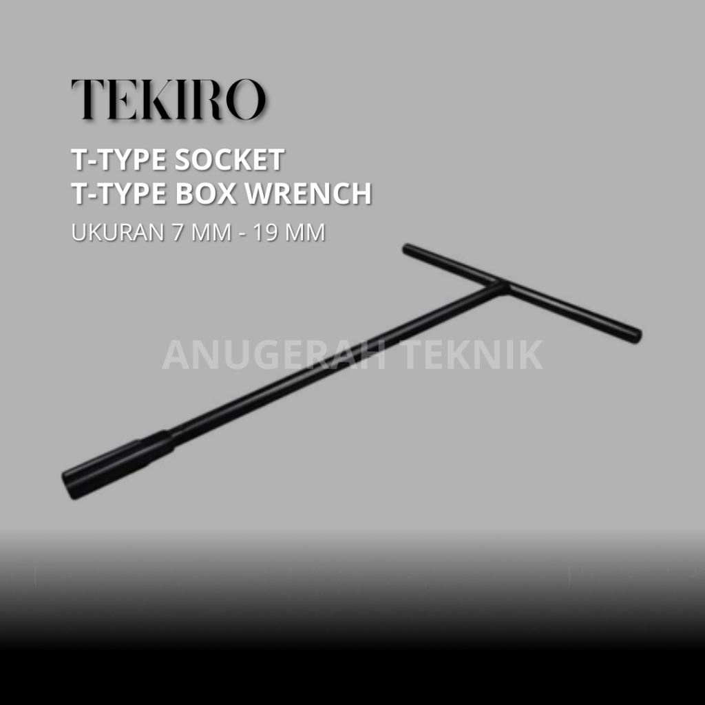 Jual TEKIRO - T TYPE SOCKET / KUNCI SOK UKURAN 7MM - 19MM | Shopee ...