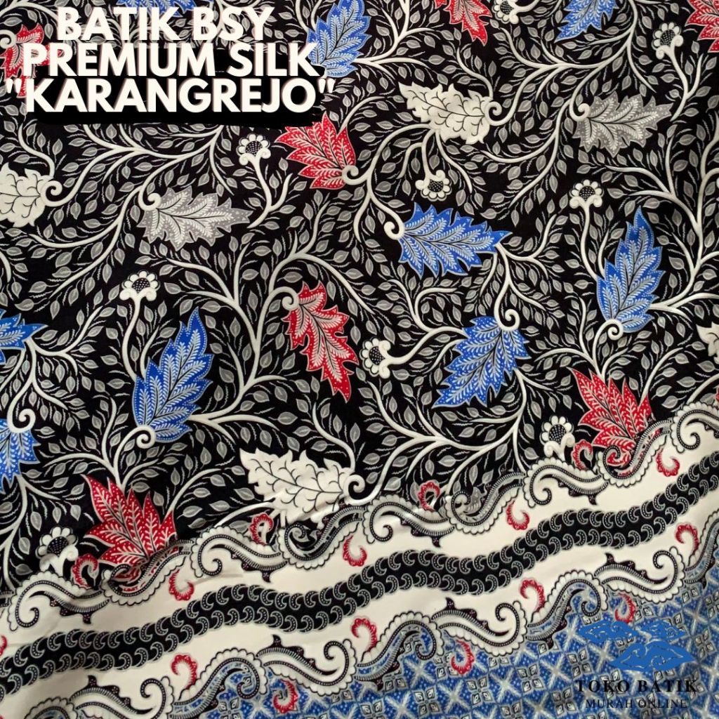 Jual Kain Batik Semi-Sutra Silk Super Premium HALUS LEMBUT MOTIF ...