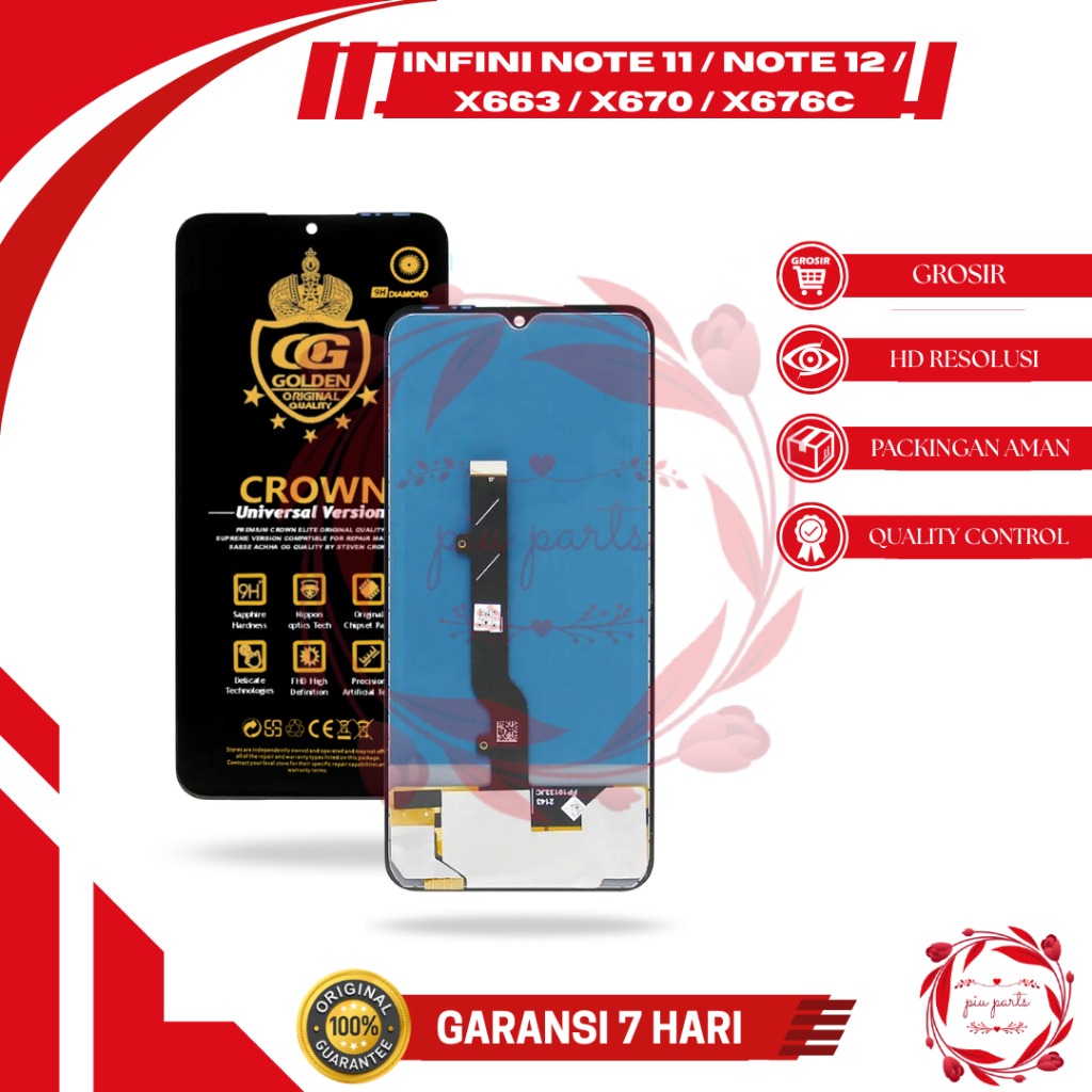 Jual LCD INFINIX NOTE 11 NFC / X663 / NOTE 12 2023 / NOTE 12 G96 / X670 ...