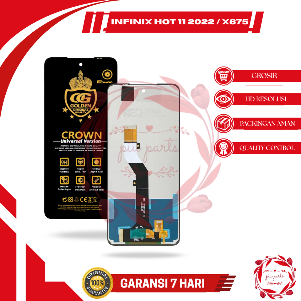 Jual LCD TOUCHSCREEN INFINIX HOT 11 2022 / X675 FULLSET COMPLETE ...