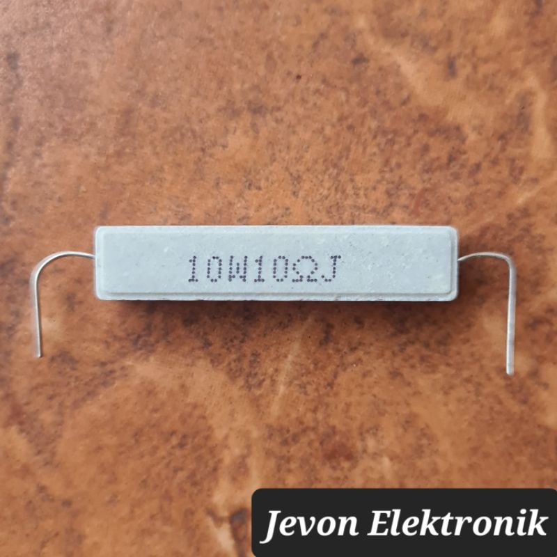 Jual Resistor Kapur 10 w watt 10 ohm R 10w 10watt 10ohm | Shopee Indonesia
