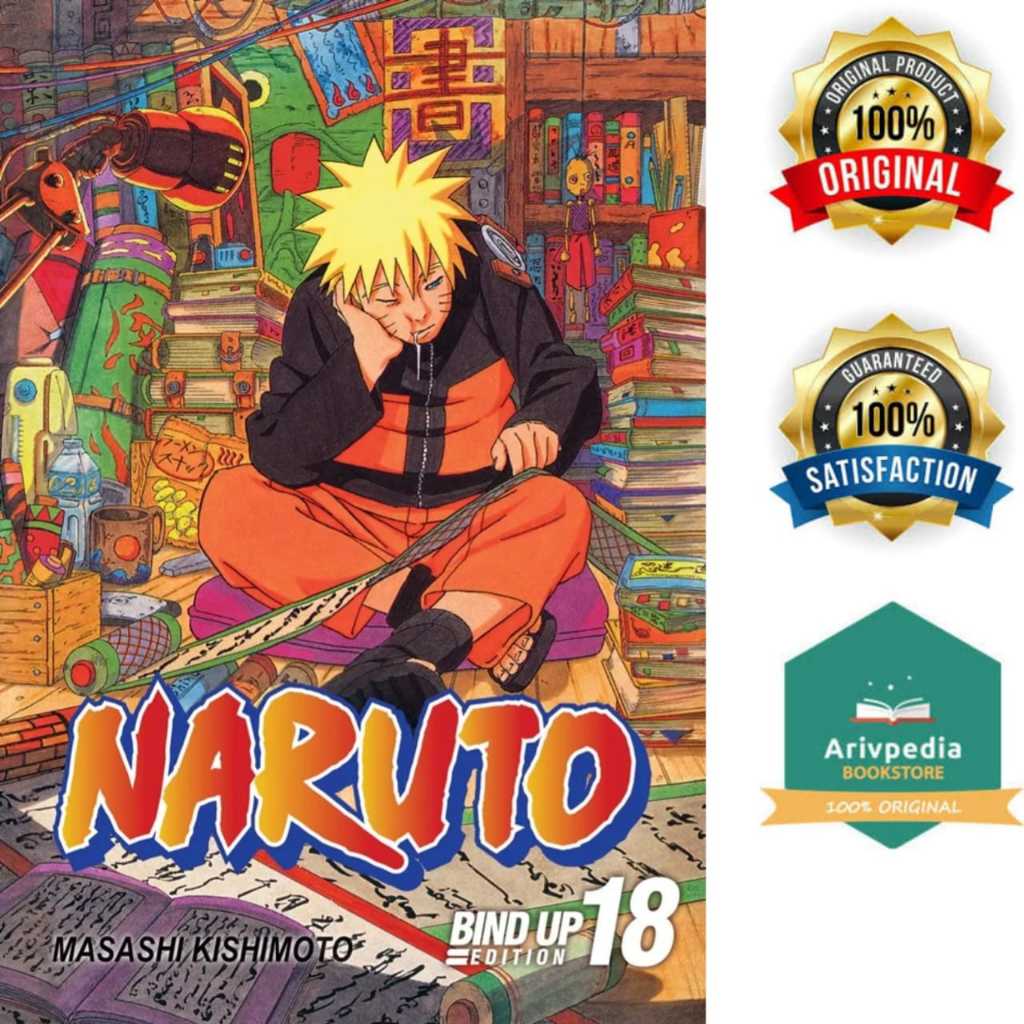 Jual Naruto Bind Up Edition 18 By Masashi Kishimoto | Shopee Indonesia