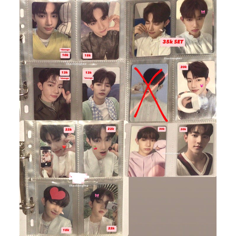 Jual Photocard official Zhang Hao Zerobaseone trading card mini l ...