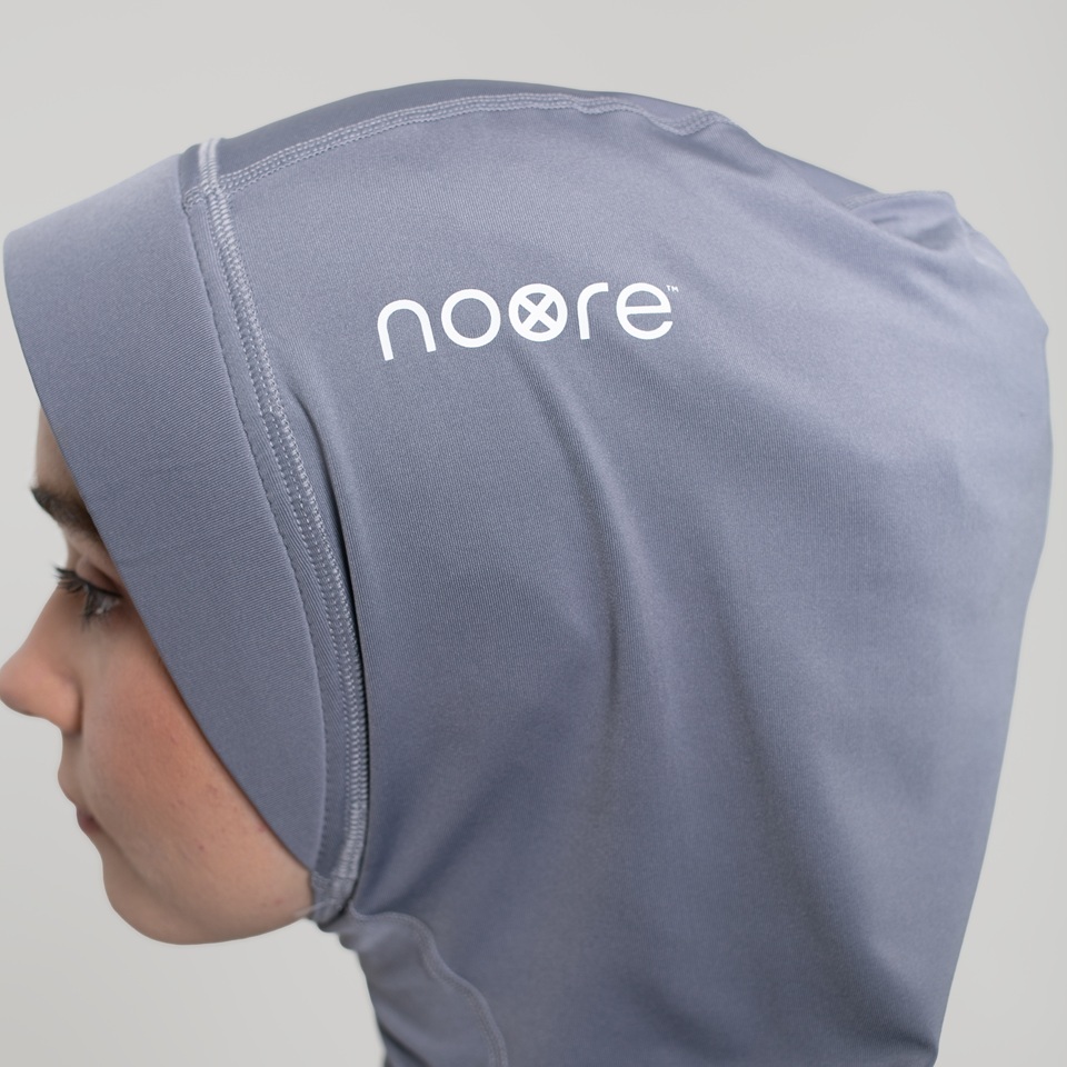 Jual New Veda Pro - Sport Hijab - Dark Grey - Noore | Shopee Indonesia