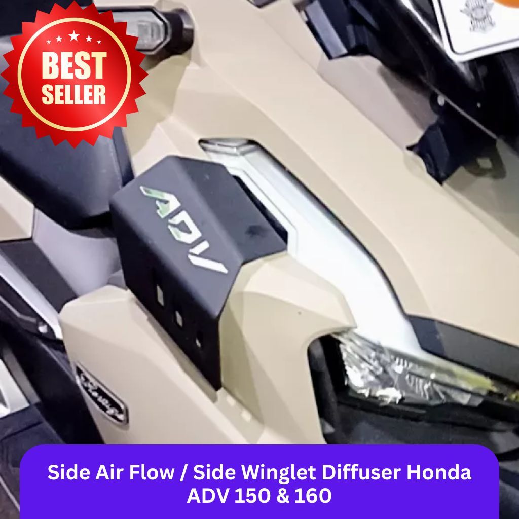 Jual Side Air Flow / Side Winglet Diffuser Honda ADV 150 & 160 Bahan ...
