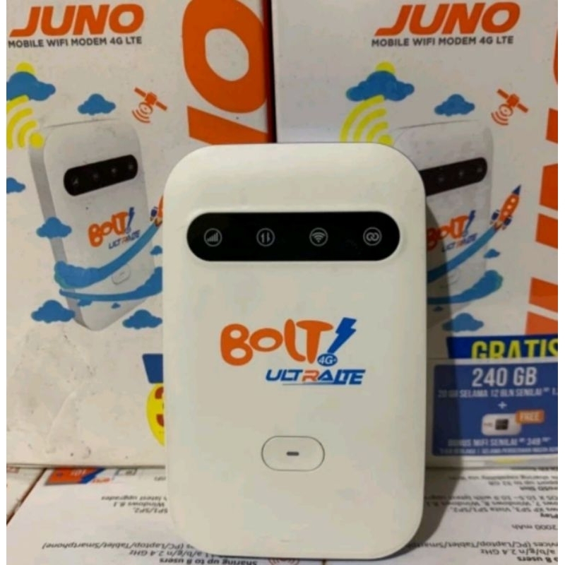 Jual Mifi Modem Wifi 4G Bolt Juno Mv005 Unlock 4G T-Sel Byu Smartfren ...