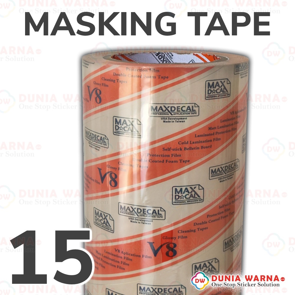 Jual MHT15 Transfer Tape Maxdecal Masking High Tack 15 cm Clear ...