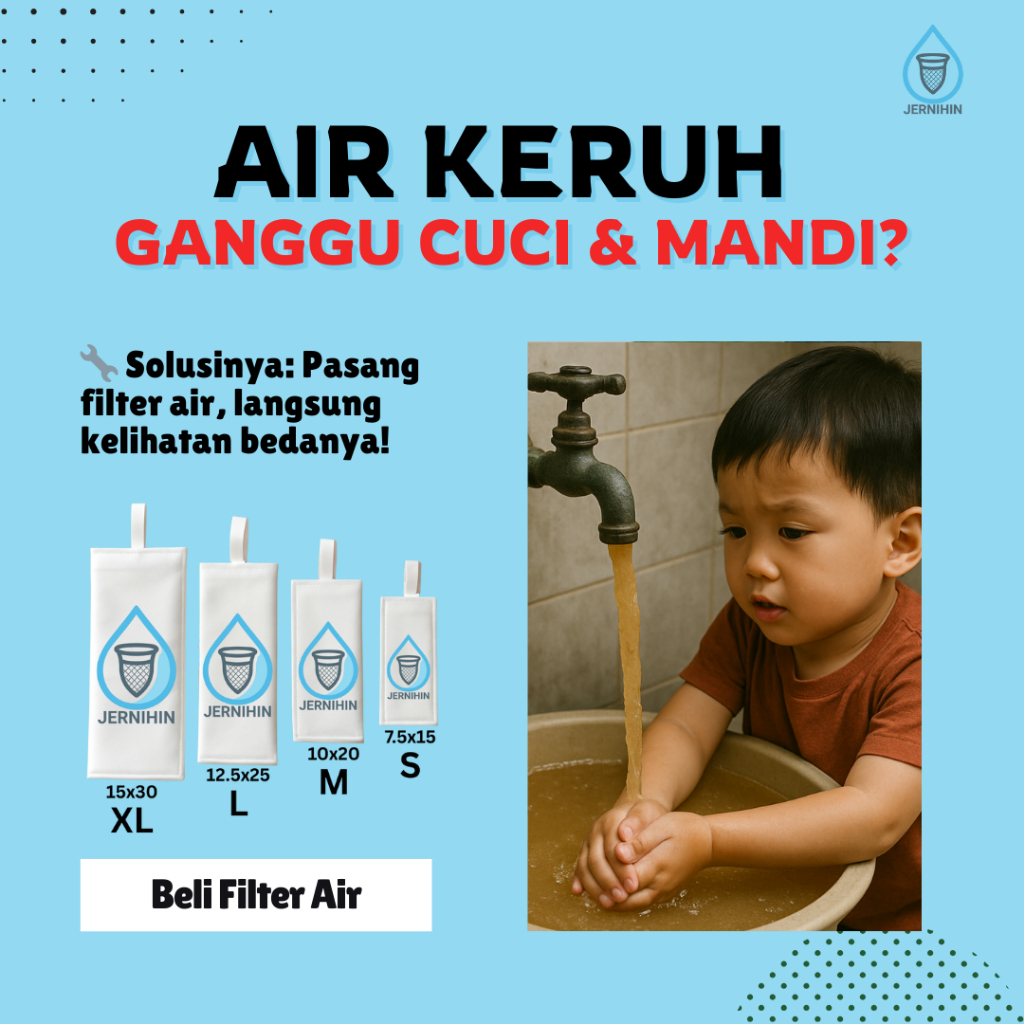 Jual Saringan Keran Air Penjernih Filter PDAM & Sumur, Mudah Dipasang ...