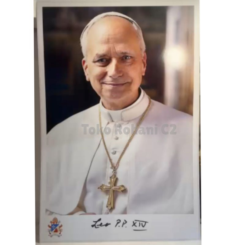 Jual Poster Paus Leo 47x32cm - Poster Paus Leo - Foto Paus Leo - Poster ...