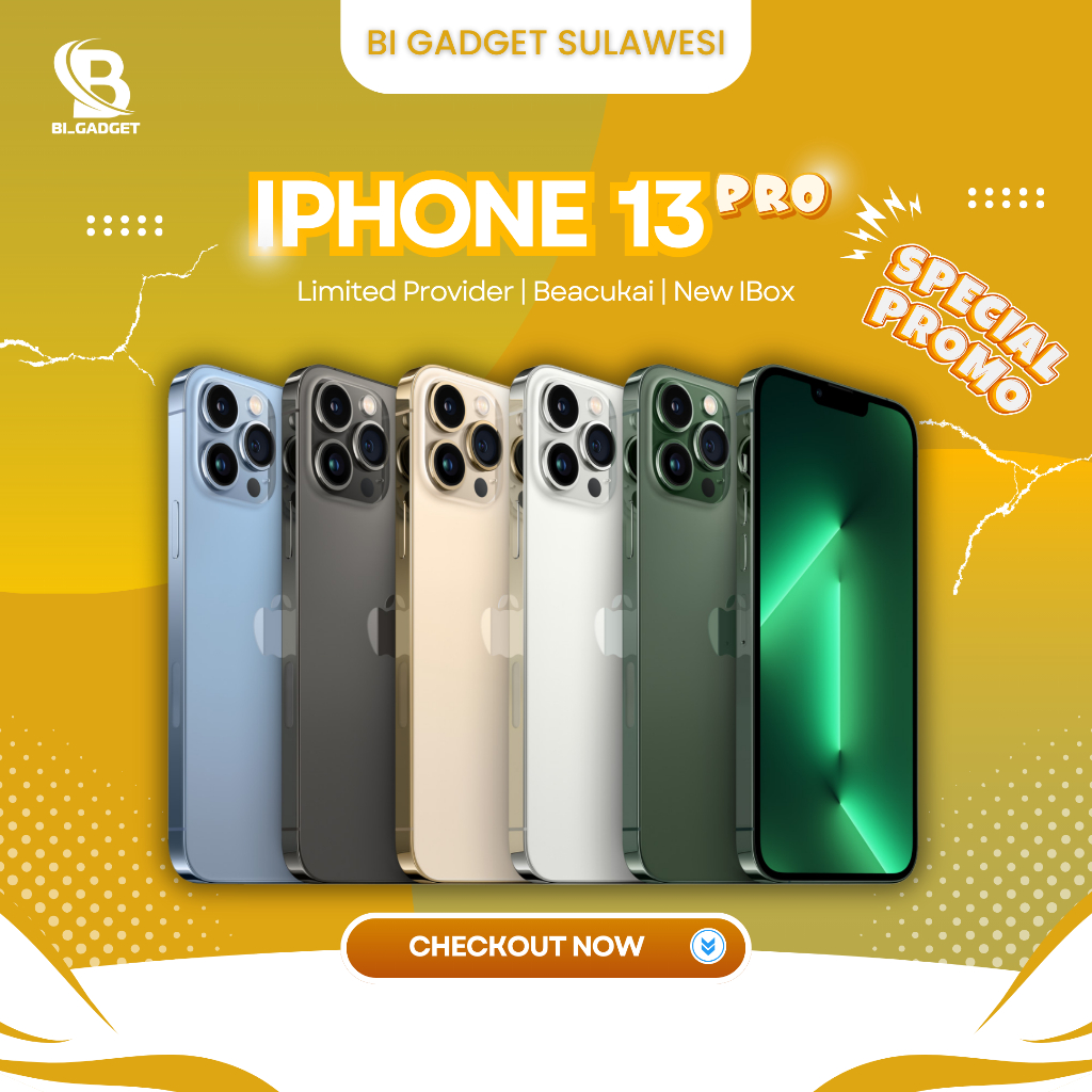 Jual iPhone 13 PRO 128GB/256GB FULLSET 100% Original Dan Bergaransi | Shopee Indonesia