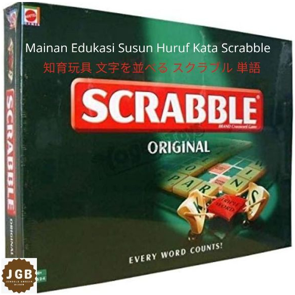 Jual Mainan Edukasi Susun Huruf Kata Scrabble - Permainan Papan ...