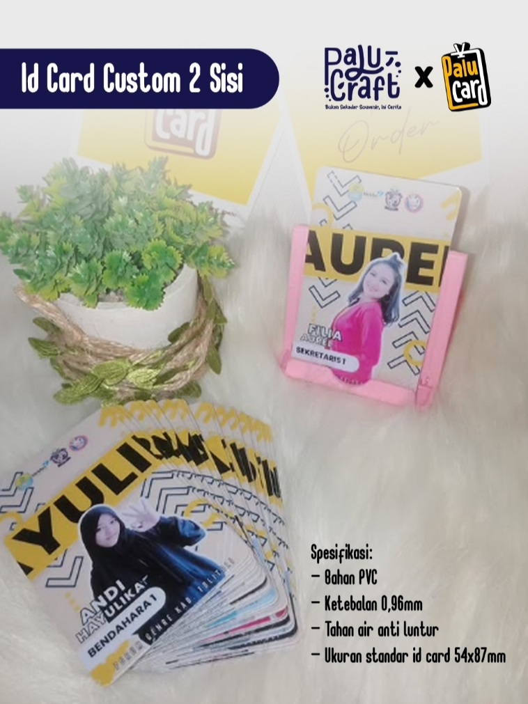 Jual Cetak Id Card Bahan PVC TEBAL 0,96mm (Free Design) | Shopee Indonesia