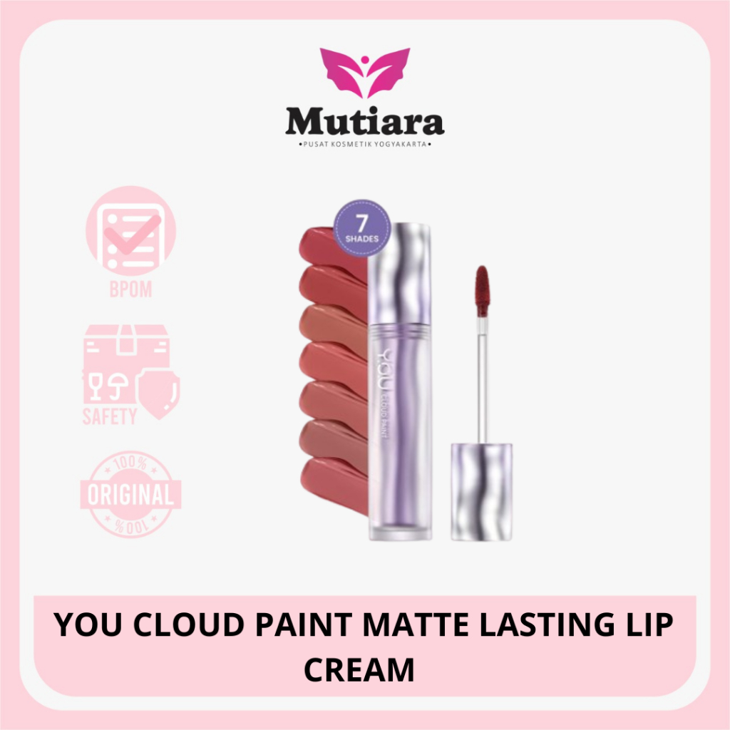 Jual YOU CLOUD PAINT MATTE LASTING LIP CREAM | Shopee Indonesia