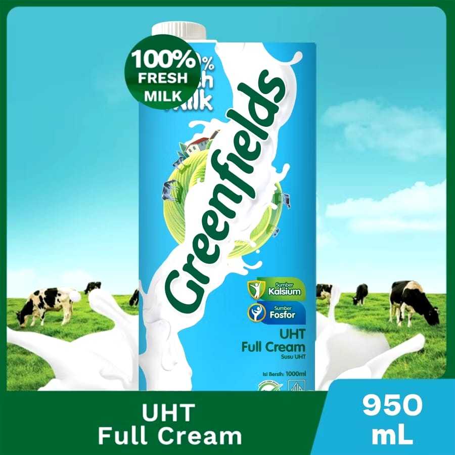 Jual Greenfields Full Cream 950 Ml | Isi 1 Pcs | Shopee Indonesia