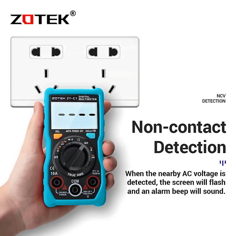 Jual Zotek ZT-C1 Multitester Digital Original AC/DC Avometer Digital ...