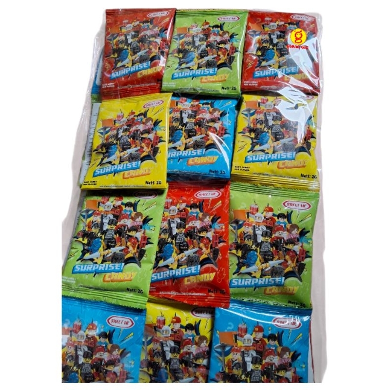 Jual Permen Keras Aneka Rasa Hard Candy Berhadiah Lego Blok Mainan ...