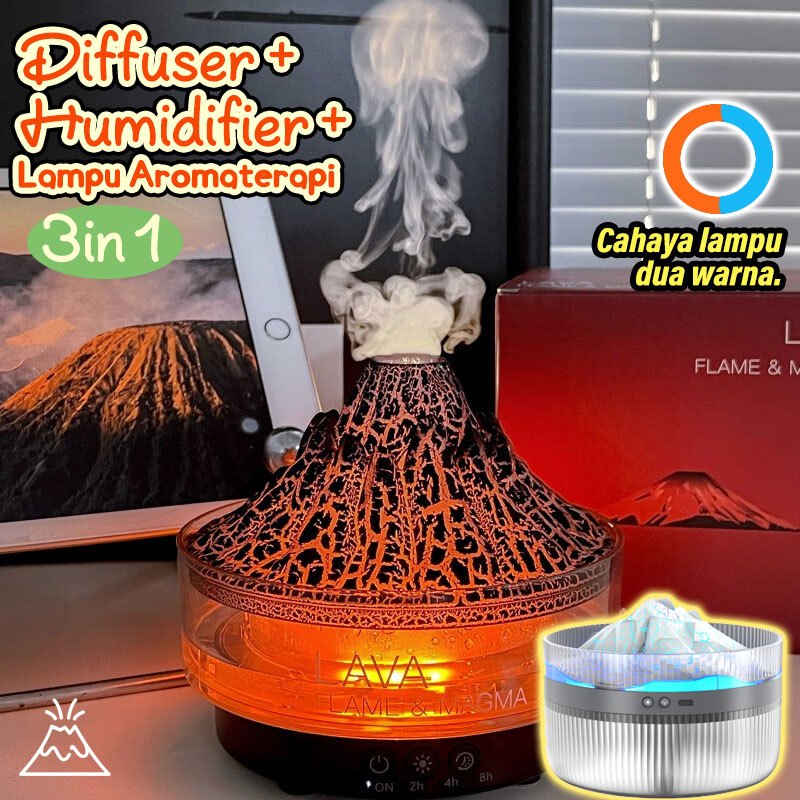 Jual 【Volcano Mist】 Humidifier Pro Kapasitas 2L | Mode Auto-Off | Cocok ...
