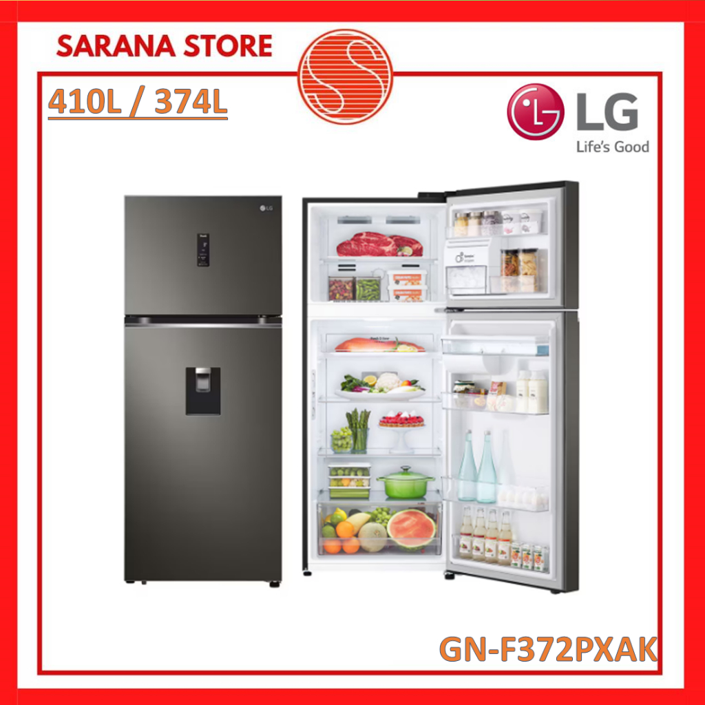 Jual LG Kulkas 2 Pintu Smart Inverter Auto Ice Maker, Dispenser Air ...