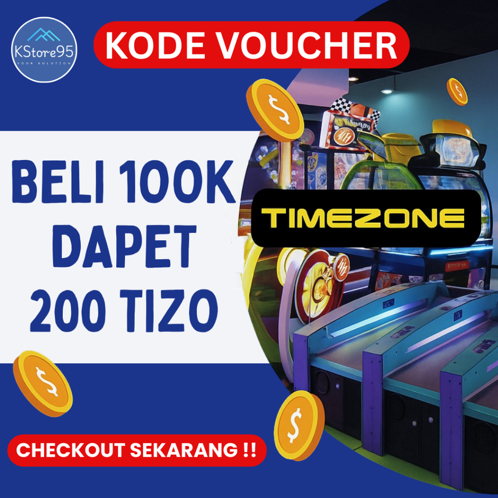 Jual Timezone Kode Voucher Beli 100K Dapet 200 Tizo | Shopee Indonesia