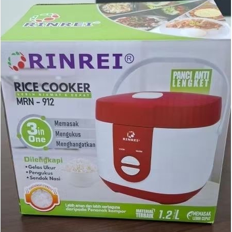 Jual magic com 1,2 liter RINREI MRN-912 rice cooker 3in1 penanak nasi 1,2LITER | Shopee Indonesia