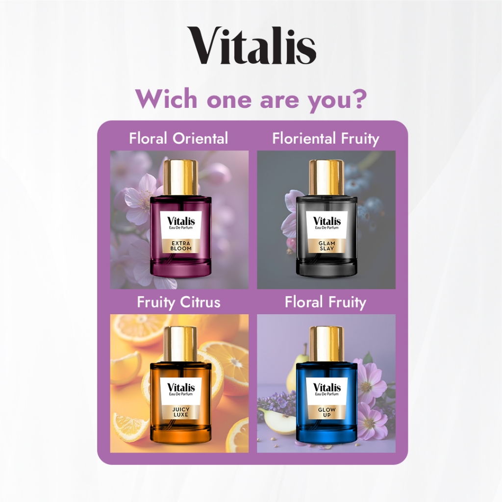 Jual Vitalis Eau De Parfum 50 ml - Glow Up | Shopee Indonesia