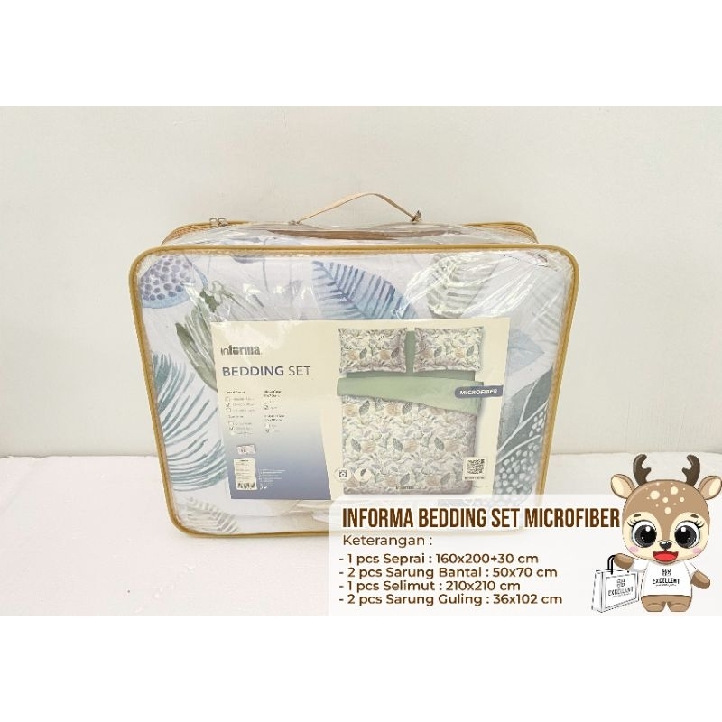 Jual BEDDING SET INFORMA/BEDCOVER INFORMA/BEDCOVER EASTETIC | Shopee ...