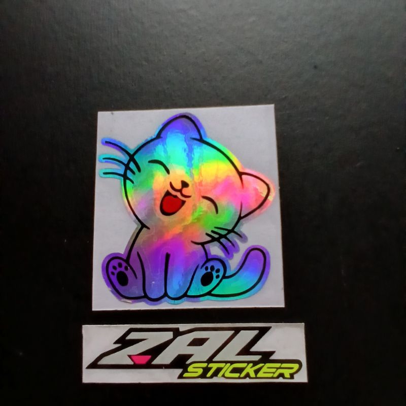 Jual sticker cutting cat sticker kucing lucu | Shopee Indonesia
