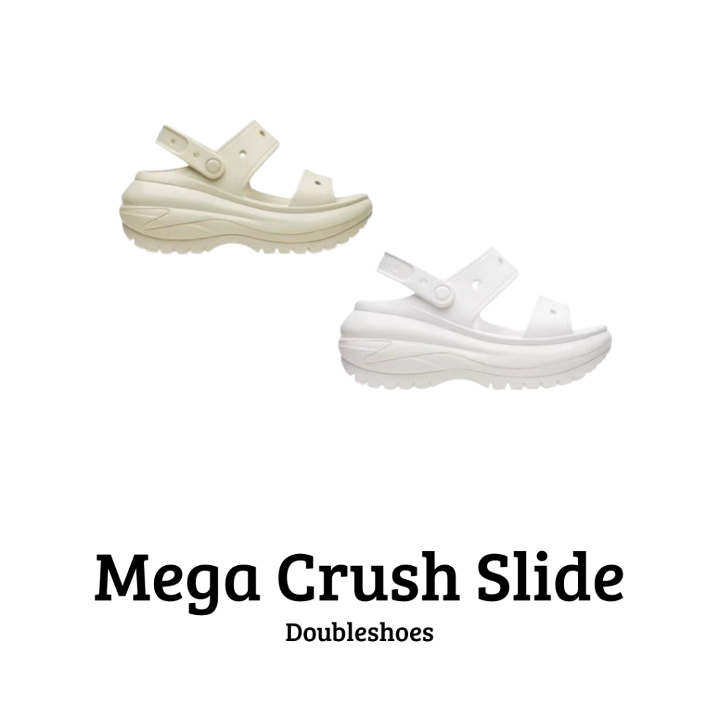Jual Crocs Mega Slide- Sandal Wanita Crocs Mega Slide Crush | Shopee ...
