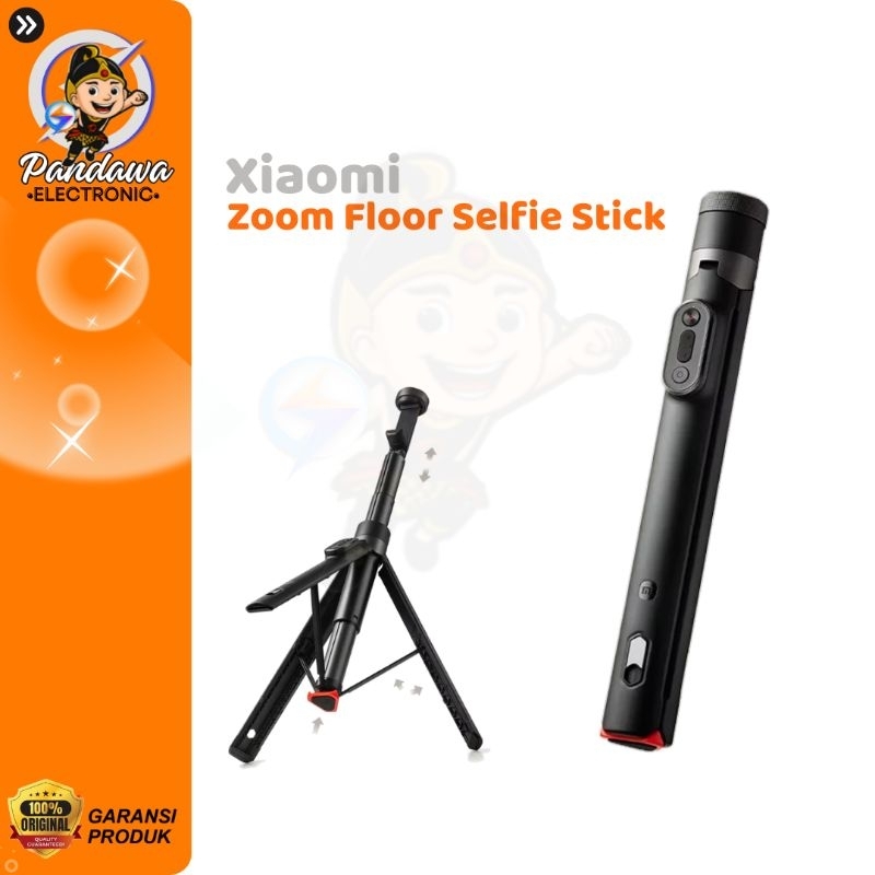 Jual Xiaomi Zoom Floor Standing Bluetooth Stand Selfie Stick 1.6m Long ...