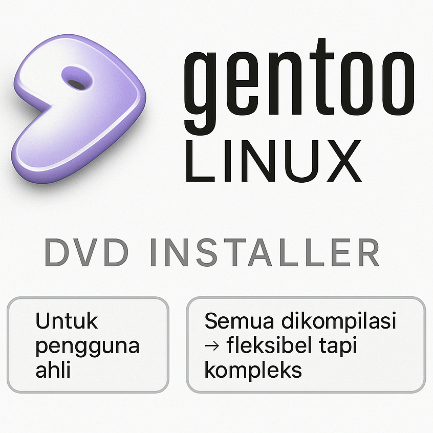 Jual Gentoo Linux DVD Installer: Distro Linux Fleksibel dengan Optimasi ...