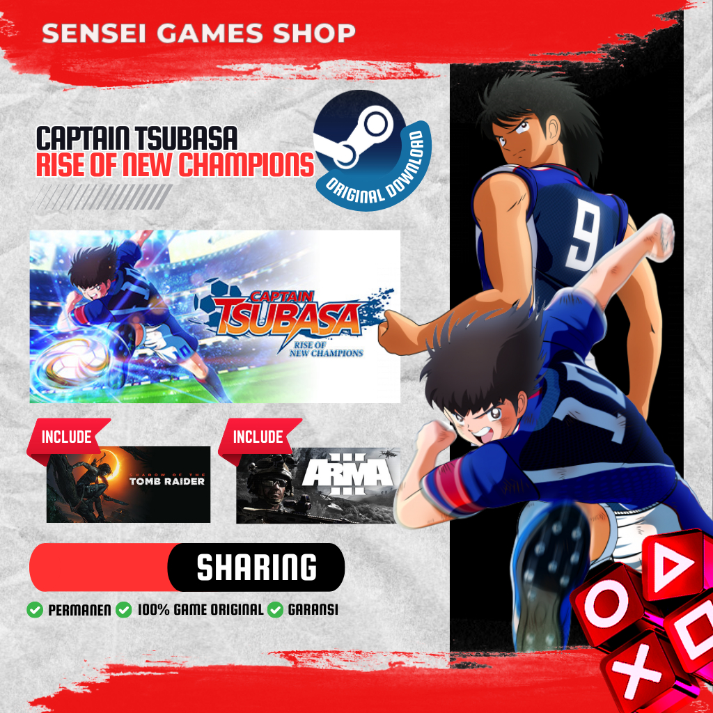 Jual [BONUS STEAM KEY] Captain Tsubasa: Rise of New Champions (Sharing ...
