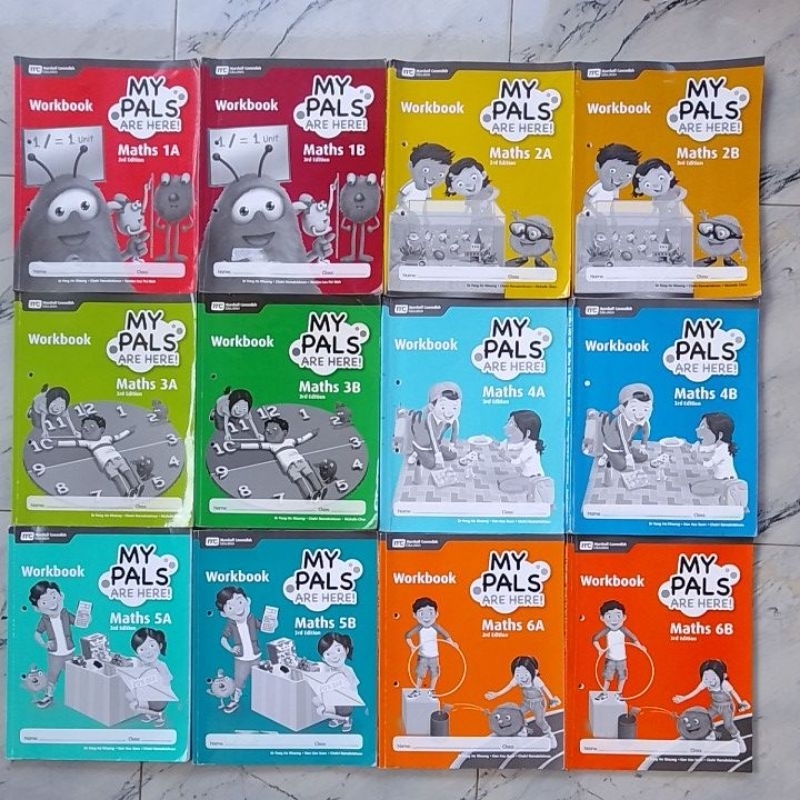 Jual MY PALS ARE MATHS 1A,1B, 2A,2B,3A,3B,4A,4B,5A,5B,6A,6B WORKBOOK ...