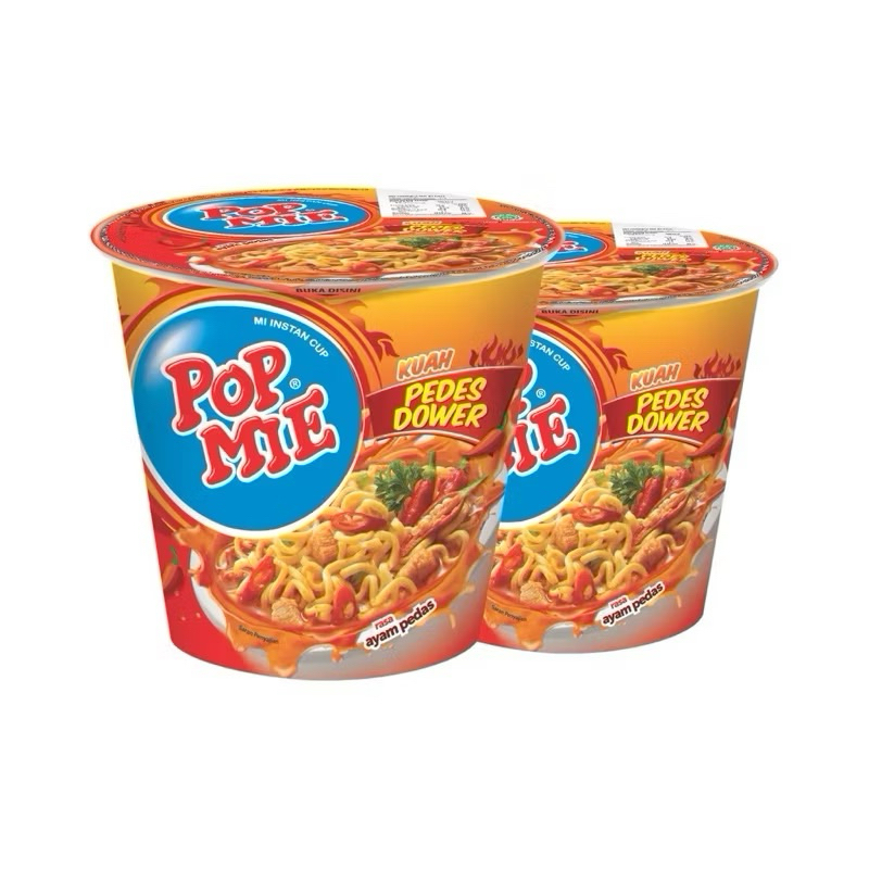Jual (1pcs) POP MIE PEDAS DOWER Kuah | Shopee Indonesia