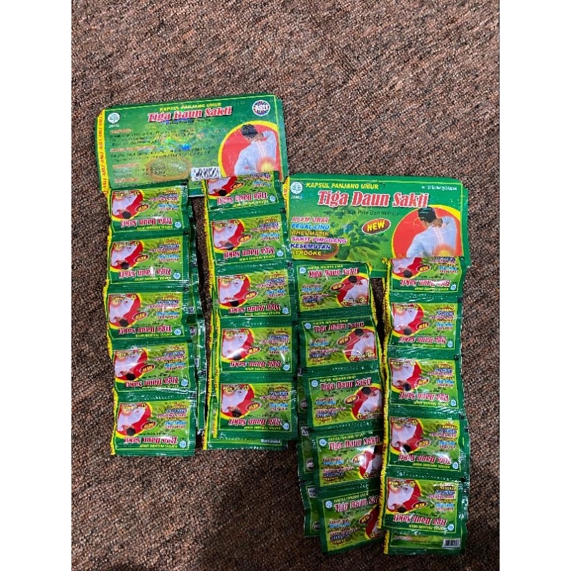 Jual TIGA DAUN SAKTI ORIGINAL KAPSUL | Shopee Indonesia