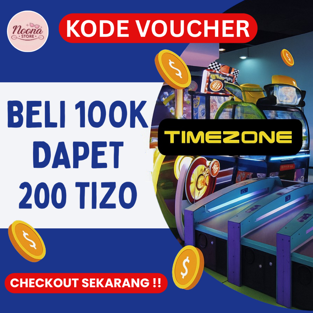 Jual Timezone Kode Voucher Beli 100K Dapet 200 Tizo | Shopee Indonesia