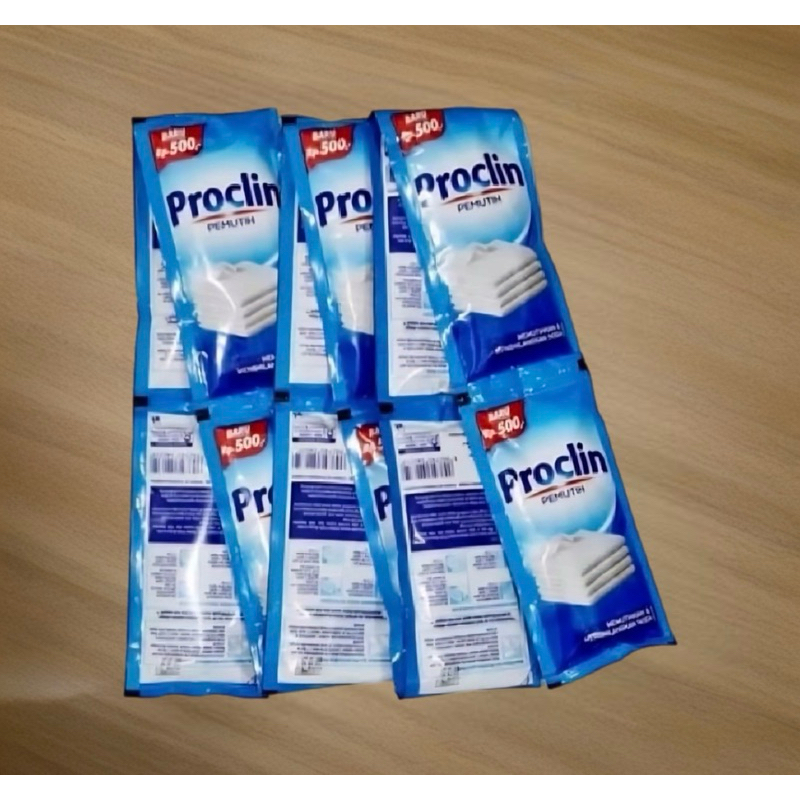 Jual PROCLIN PEMUTIH SACHET 25ml (1 renteng isi 12 sachet) | Shopee ...