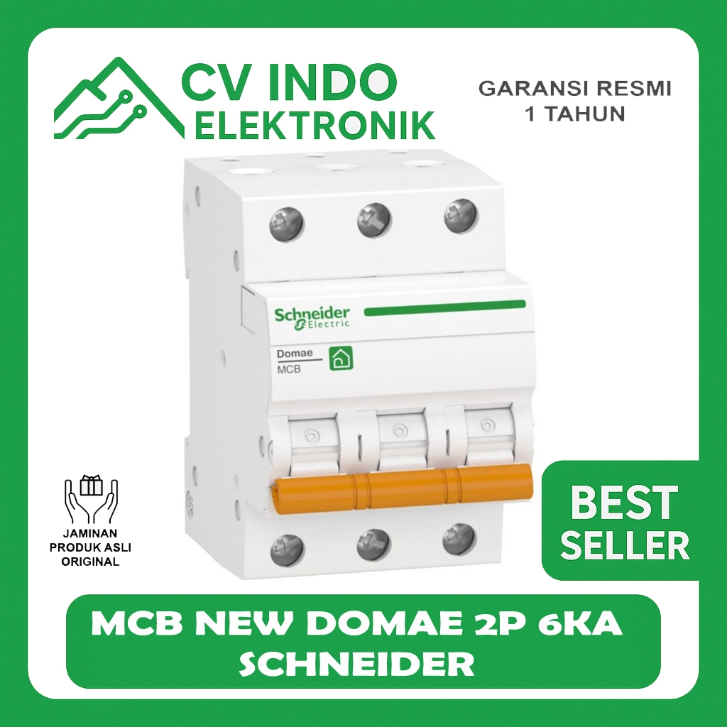 Jual Schneider Domae MCB 3P / MCB 3 Phase 2A 4A 6A 10A16A 20A 25A 32A 50A 63A | Shopee Indonesia