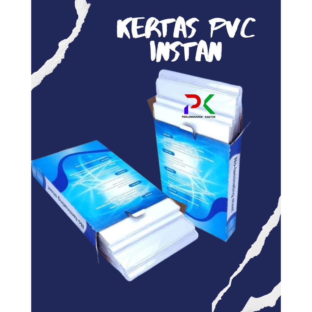Jual Kertas pvc instan printing inkjet ukuran A4 bahan idcard instan ...