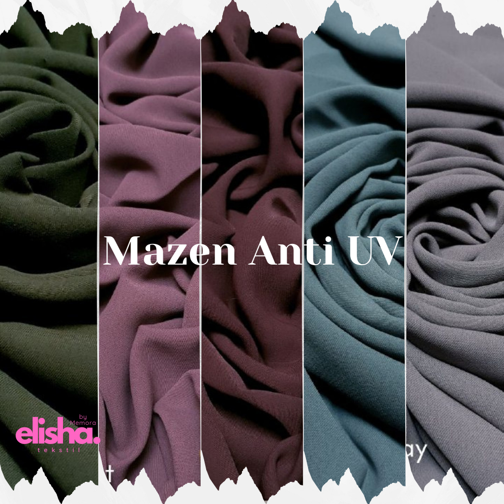 Jual Per50cm Mazen Kain Sultan Anti UV UPF 25 Kain Premium Polos Lebar ...