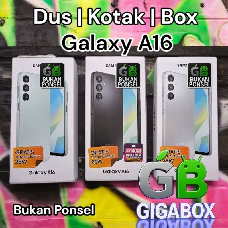 Jual Box Galaxy A16 Kardus Only Kotak Fullset | Shopee Indonesia
