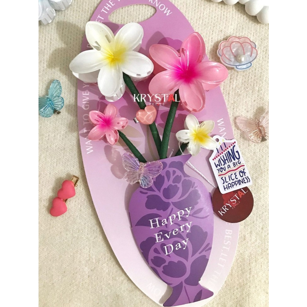 Jual Hairclip Bouquet | Jepitan Bunga Kamboja | Buket Jedai Kamboja ...