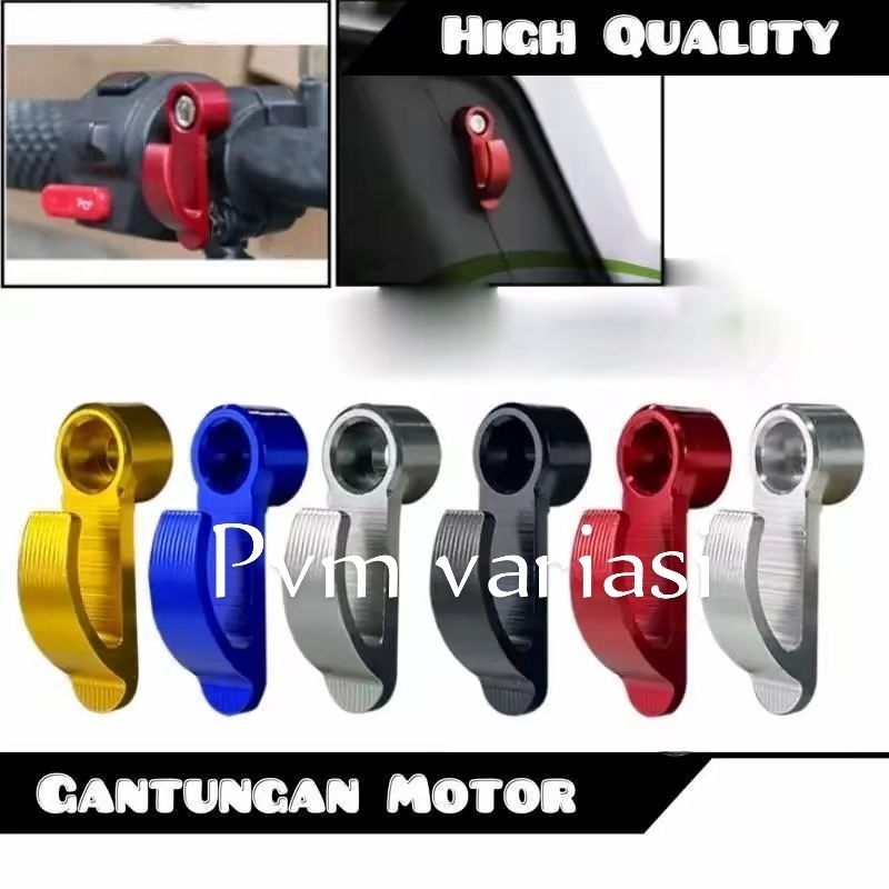 Jual Cantolan Gantungan Barang Cnc Di Stang Motor Faring Matic ...