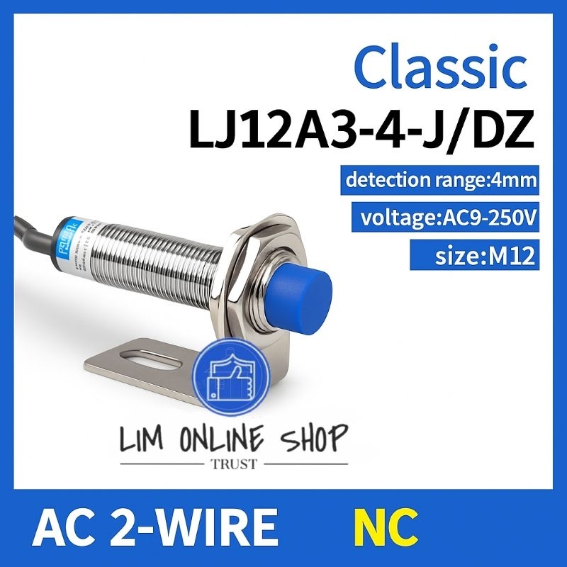Jual SENSOR PROXIMITY LJ12A3-4-J/DZ NC Inductive 2-Wire AC TYPE ...