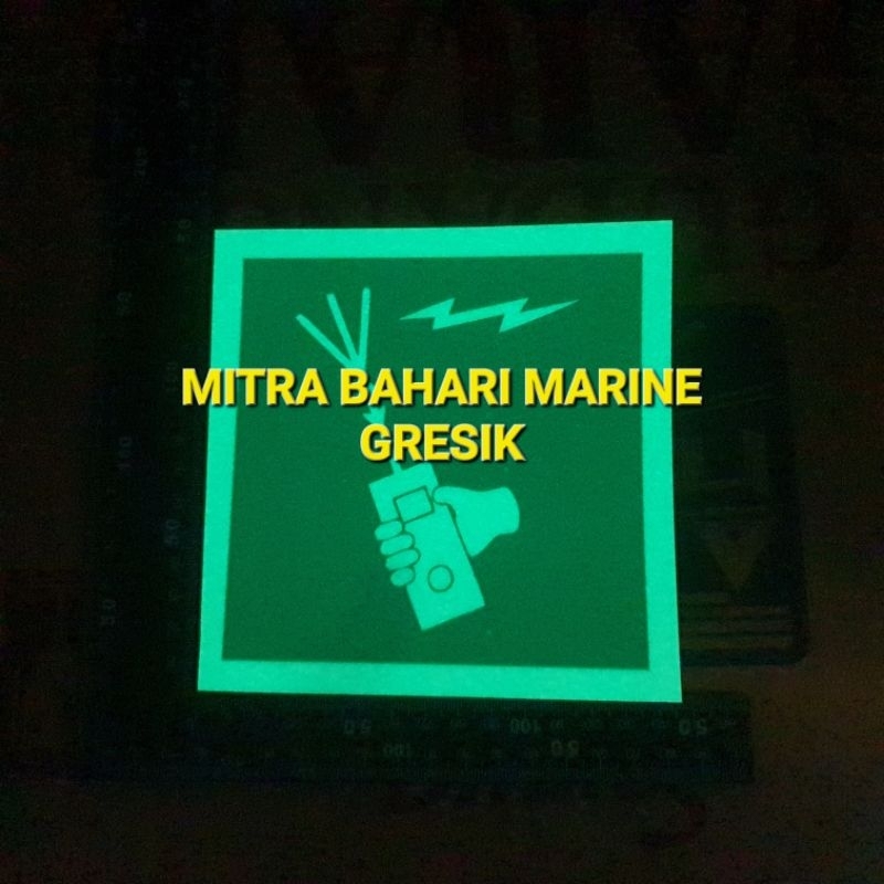 Jual Stiker IMO Symbol IMPA 334063 Survival Craft Portable Radio Two ...