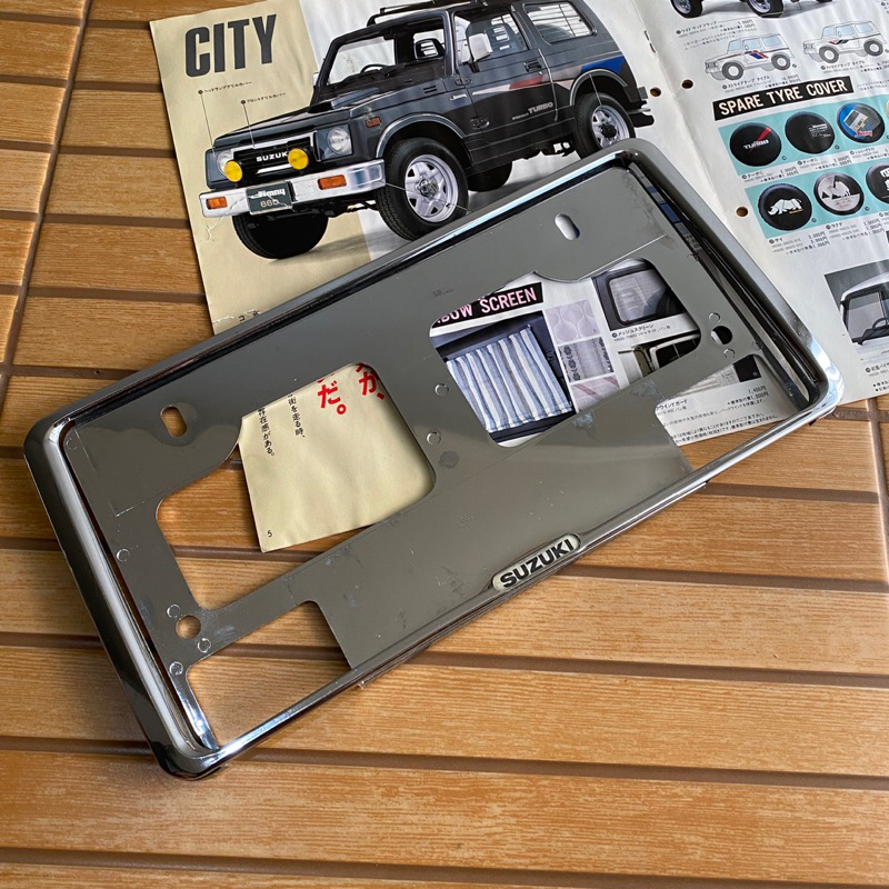 Jual Frame Plat Nomor JDM Suzuki Old Model | Shopee Indonesia